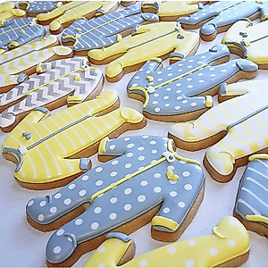 Baby Footie Pajamas/PJs Cookie Cutter, 4.5" Made in USA by Ann Clark