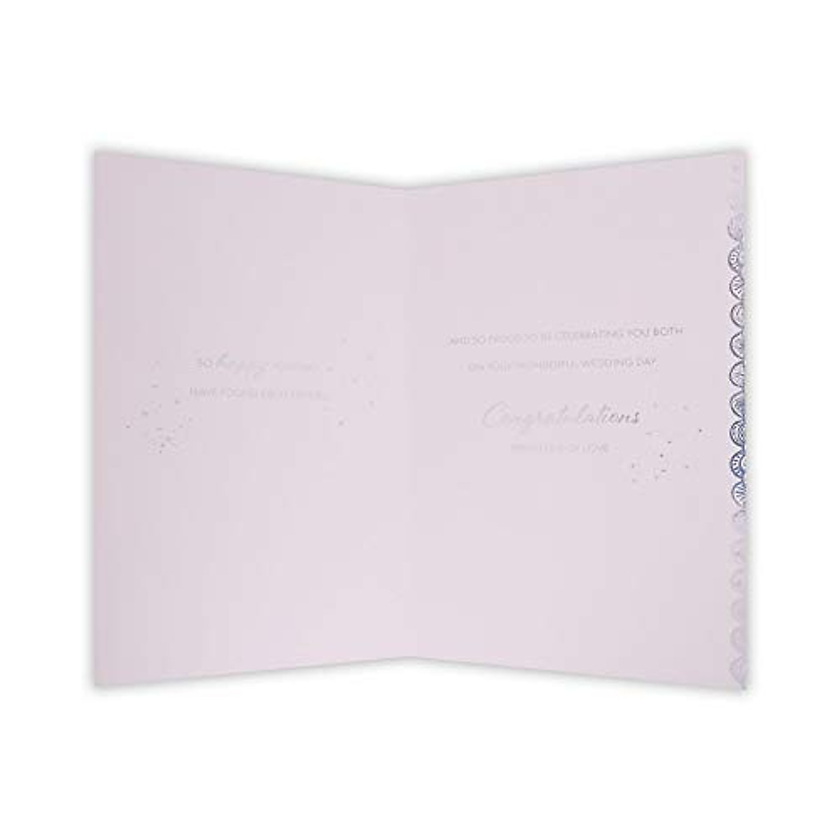 Clintons: Figurative Couple Brother & Sister In Law Wedding Card 11x15cm