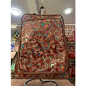 VALGATI Genuine Leather Designer Backpack (Cognac)