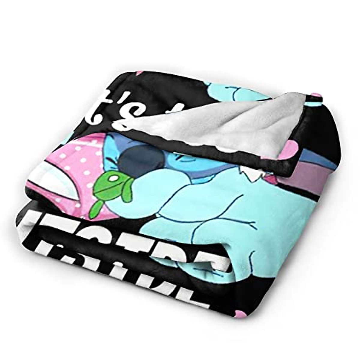 Shazi Cartoon Blankets Super Soft Throw Blanket Air Conditioner Blanket Warm Cozy Flannel Blanket for Couch Bed Sofa Car 50inchX40inch