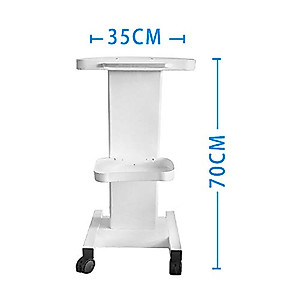 Beauty Salon Trolley Cart with Wheels,Mobile Salon Spa Rolling Cart Esthetician Machine Cart with Trays Hairdressing Storage Service Instrument Cart,Max Load 110lbs