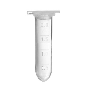 Eowpower 400 Pieces 2 ml Plastic Vial Tube Tubes for Sample Storage Container Beads Liquid