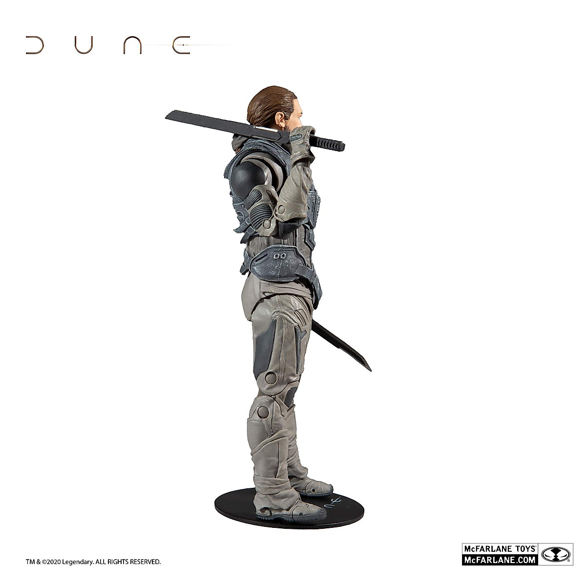McFarlane Toys Dune Duncan Idaho 7-inch Action Figure with Build-A Glossu ‘Beast’ Rabban Figure Parts, Multicolor