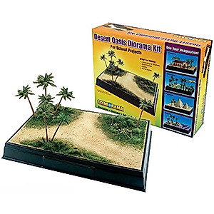 Woodland Scenics SP4112 Scene-A-Rama Desert Oasis Diorama Kit, Multicolor