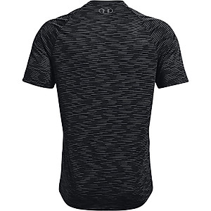 Under Armour Mens Tech 2.0 5C Short Sleeve T-Shirt, Black (001)/Pitch Gray, X-Large