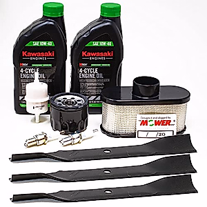 The Mower Shop 50 in Toro TimeCutter SS & MX for Kawasaki V-Twin Engine Tune-Up Kit with Blade Set 79016P (115-5059-03)