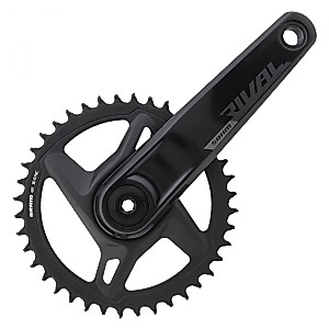 SRAM Rival 1 AXS Wide Crankset - 172.5mm, 12-Speed, 40t, 8-Bolt Direct Mount, DUB Spindle Interface, Black, D1