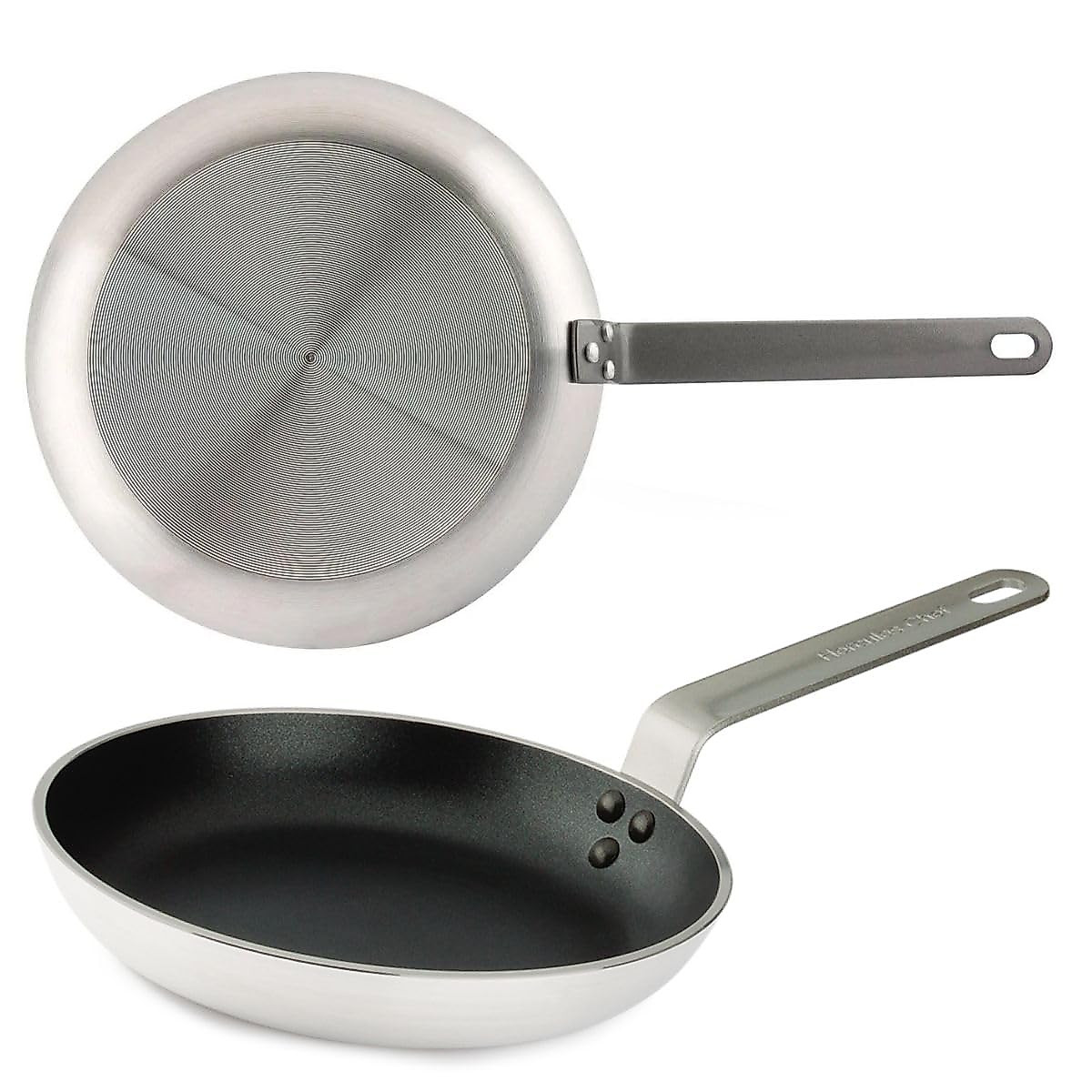 HERCULES - 9.4 inches (24cm) Professional Chef Non-Stick Cast Aluminum Teflon Frying Pan, Scratch resistant suitable for Stovetops and Ovens (PA7000-24)