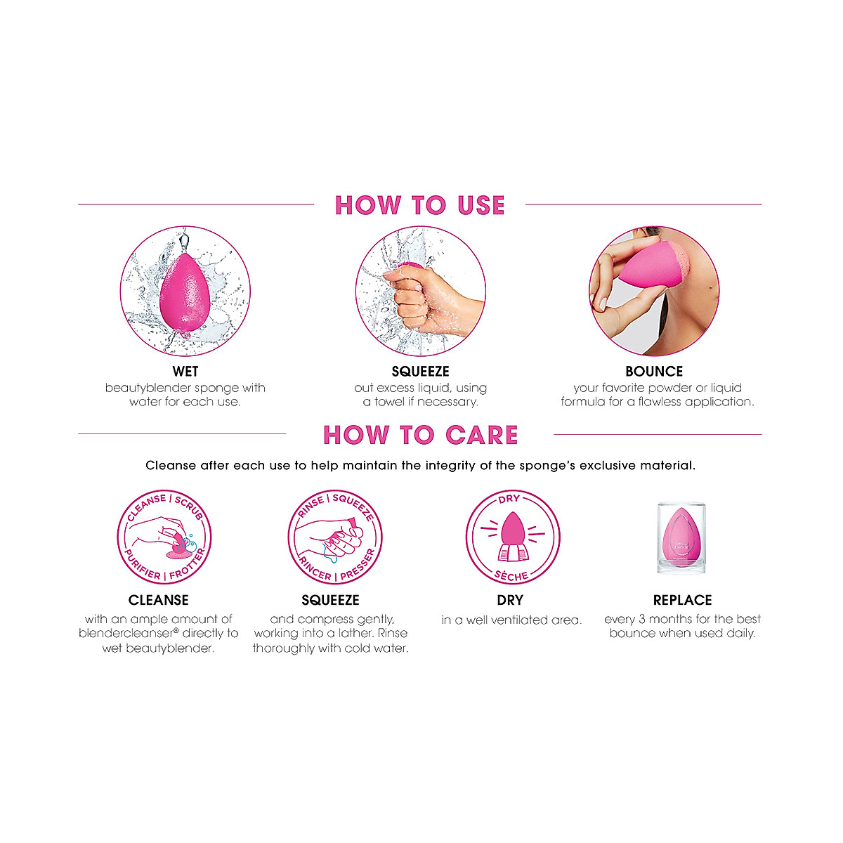 BEAUTYBLENDER Liquid BLENDERCLEANSER for Cleaning Makeup Sponges, Brushes & Applicators, 3 oz. Vegan, Cruelty Free and Made in the USA