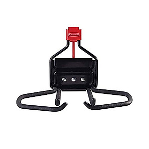 Rubbermaid Outdoor Metal Storage Accessories Shelf (2 Pack) and Rubbermaid Mounted Wire Basket Tool Organizer (2 Pack) with 34 Inch Tool Rack (2 Pack)