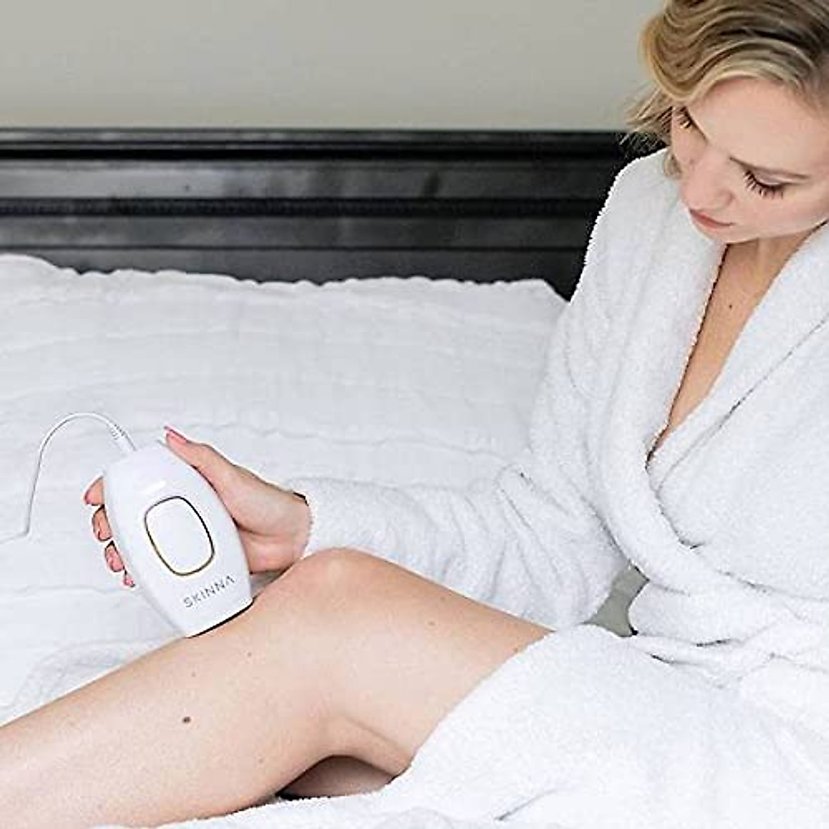 Skinna IPL Laser Hair Removal System | Laser Hair Remover, Permanent Hair Removal for Women & Men | Hair Laser Removal at Home for Face, Arms, Legs, Body, Bikini Line | Painless Hair Removal Laser