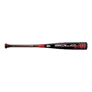 Louisville Slugger unisex-adult 2020 Solo (-10) 2 3/4" Senior League Baseball Bat, 30"/20 oz, Black