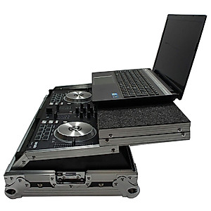 Harmony Audio HCMIXTRACKPRO3LT Flight Glide Laptop Stand DJ Case Compatible with Numark Mixtrack 3