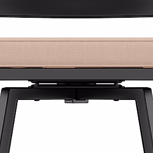 Lovinouse 27" Height Low Back Swivel Bar Stools with Cushion Set of 2, Outdoor Patio Wrought Iron Chair Set, Outside Metal Bar Chair, Height Barstool for Bistro Lawn, Garden, Backyard, Indoor