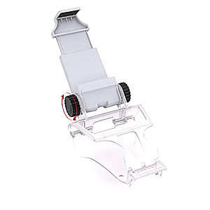 PS5 Controller Mobile Gaming Clip, PS5 Controller Phone Mount Adjustable Phone Holder Clamp, White