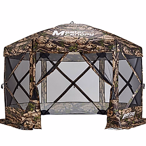 MASTERCANOPY 12x12 Portable Screen House Room Pop up Gazebo Outdoor Camping Tent with Carry Bag (12x12,Camouflage)