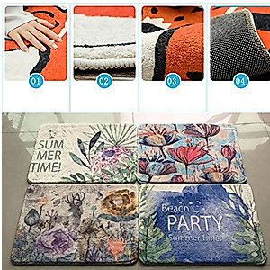 Custom Personalized Area Rug, Customized Photo Text Non-Slip Washable Floor Rug Carpet Indoor Outdoor for Bedroom Room Garden  Office, Bathroom  Home Decorative  (31.5"x47")