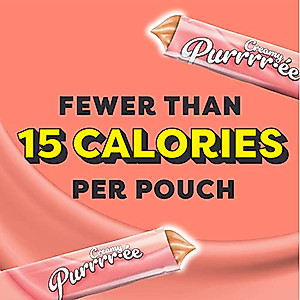 Temptations Creamy Puree with Salmon Lickable, Squeezable Cat Treats, 0.42 oz Pouches, 24 Count