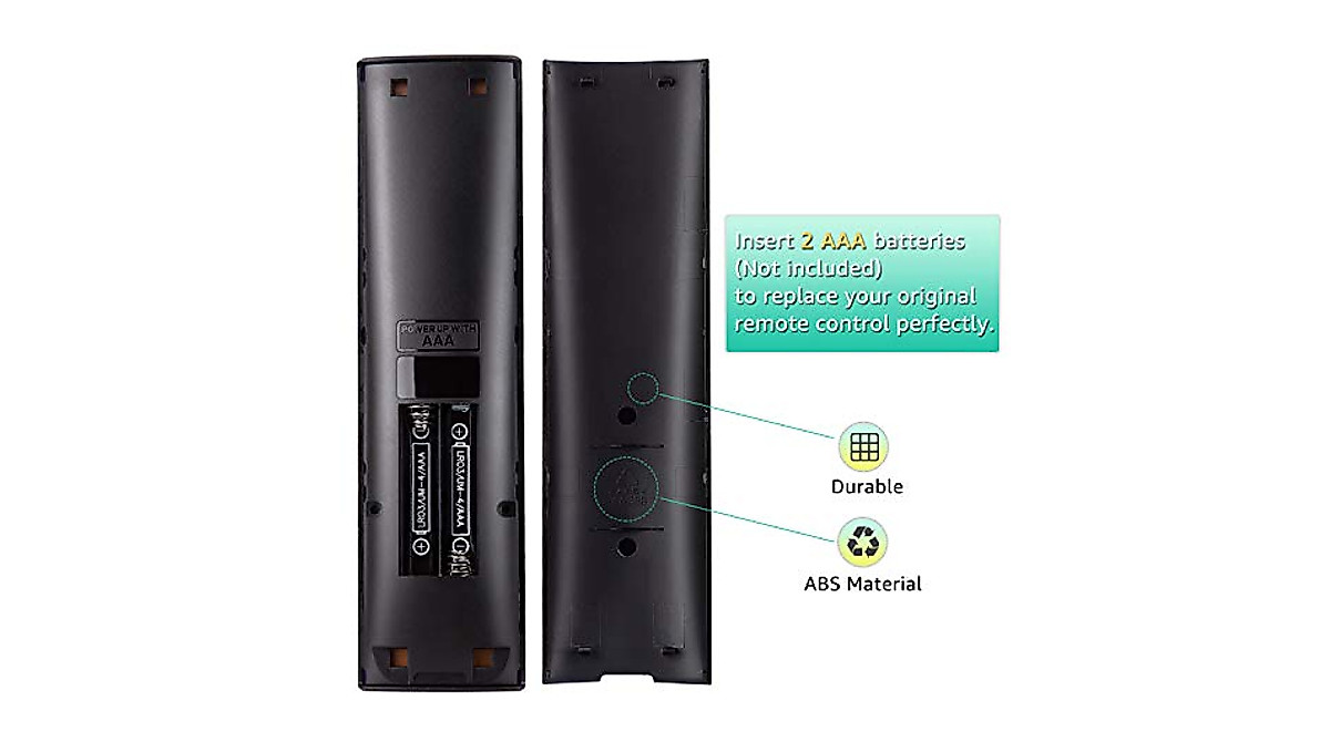 OMAIC XRT136 Universal Remote for VIZIO TVs - No Setup