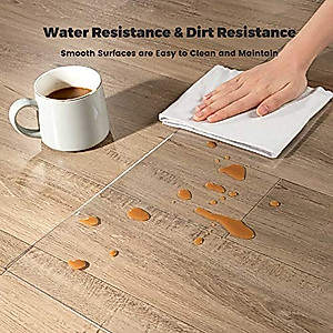 Yecaye Office Chair Mat for Hardwood Floor, 48"×36" Clear Office Floor Mat, Computer&Desk Chair Mat, 2mm Thick PVC Heavy Duty Floor Protector Chair Mats for Rolling Chairs, Can't be Used on Carpet