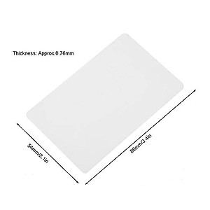 Blank White PVC Cards Plastic, Contactless 125kHz Smart RFID Proximity ID Card Read-only Access Card (100pcs/Set)