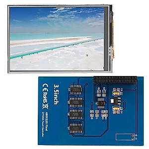 Jopwkuin 3.5inch Monitor, Sensitive Touchscreen Standard Professional for Raspberry Pi 4B for Daily Work Study
