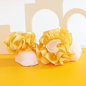 TONGXiNHUA and three Chinese characters 8 Pairs Ruffle Socks, Princess Lace Ruffles Socks Baby Frilly Socks Little Girl Big Ruffle Socks for Newborn/Infant/Toddler (XXS)