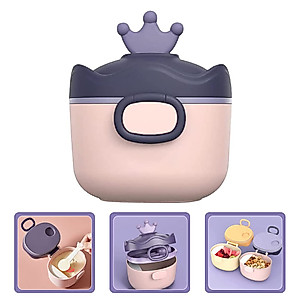Toyvian Baby Formula Dispenser with Scoop, Baby Milk Formula Dispenser, Portable Storage Formula Containers for Travel, Baby Snack Storage Container, Baby Feeding Travel Storage Container