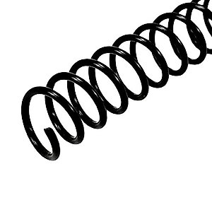 Rayson 15.9mm Spiral Binding Coil 5/8" Black Coil bindings Spines 4:1 Pitch 100/Box, SBR41159-100B