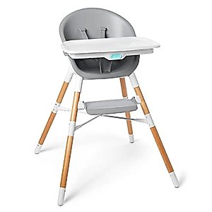 Skip Hop Baby High Chair, Eon 4-in-1, Grey/White