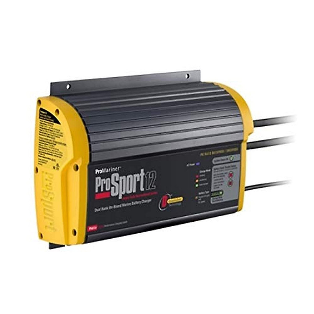 ProMariner 43012 ProSport 12 12 Amp, 12/24 Volt, 2 Bank Generation 3 Battery Charger