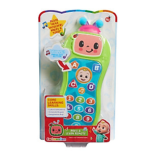 CoComelon Press and Learn Remote with Sounds, 25 Phrases, Learning & Education, Kids Toys for Ages 18 Month by Just Play