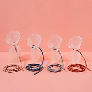 haakaa Silicone Strap Suitable for Gen.1/2/3 Haakaa Manual Breast Pump Prevent Breast Pump from Falling Off During Use (Bluestone Color) -1pc