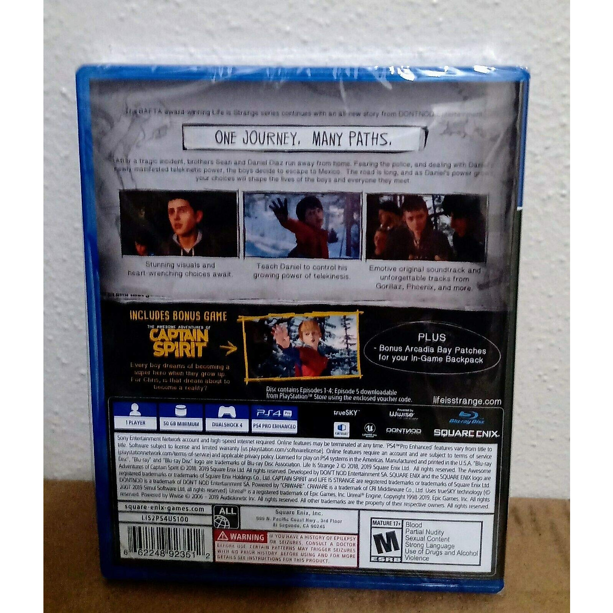 Official Life Is Strange Part 2 Exclusive Limited Edition Collectors Bundle For PS4 (Playstation 4)