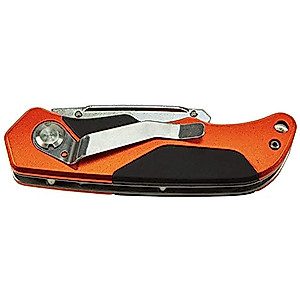 Good Choice Klein Tools 44131 Folding Utility Knife, Heavy Duty, Triple Ground Blades Stay Sharp, Pocket Clip + E-book, Multi