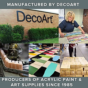 DecoArt Acrylic 2 oz 12 Count Brights Craft Paint Value Pack, 2 Fl Oz (Pack of 12), 24 Oz