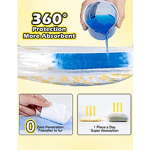 Dono Dog Diapers Female with Stretchy Waist-28Pcs, Disposable Full Wrap Female Puppy Dog in Heat Period Diapers, 360° Leak-Proof Super Absorbent Doggie Puppy Diapers for Small Medium Large Dogs