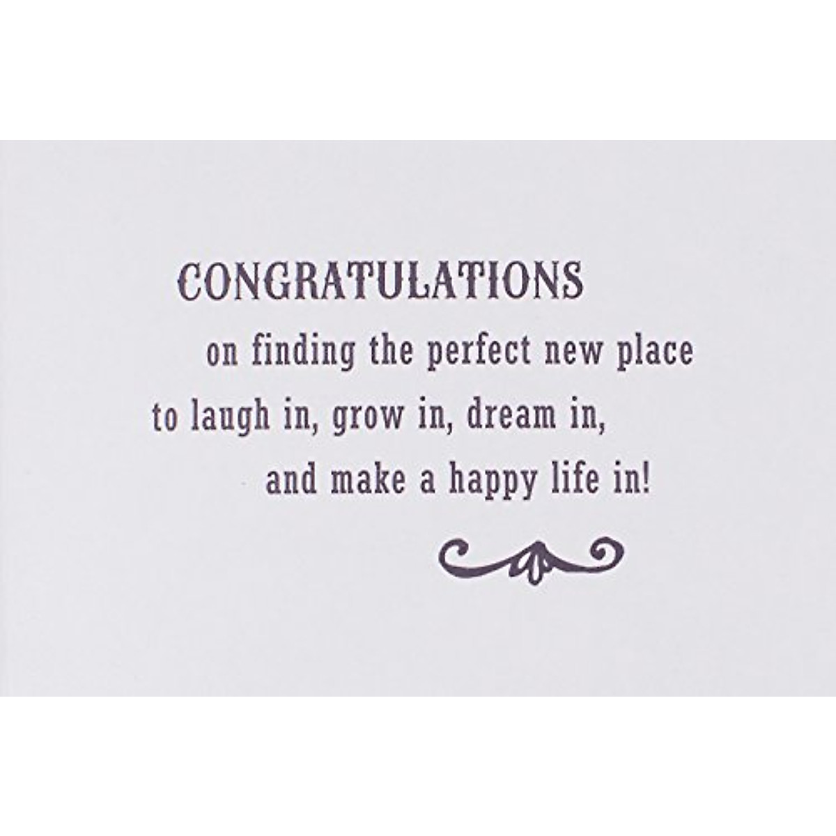 Hallmark Housewarming Card (Home is Where You Hang Your Dreams)