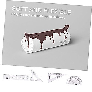 Operitacx 4 Set Clear Ruler Math Protractor Straight Ruler Triangular Ruler Geometry Ruler Ruler Suit Tools for Rulers Plastic Ruler Stationery Unisex to Draft