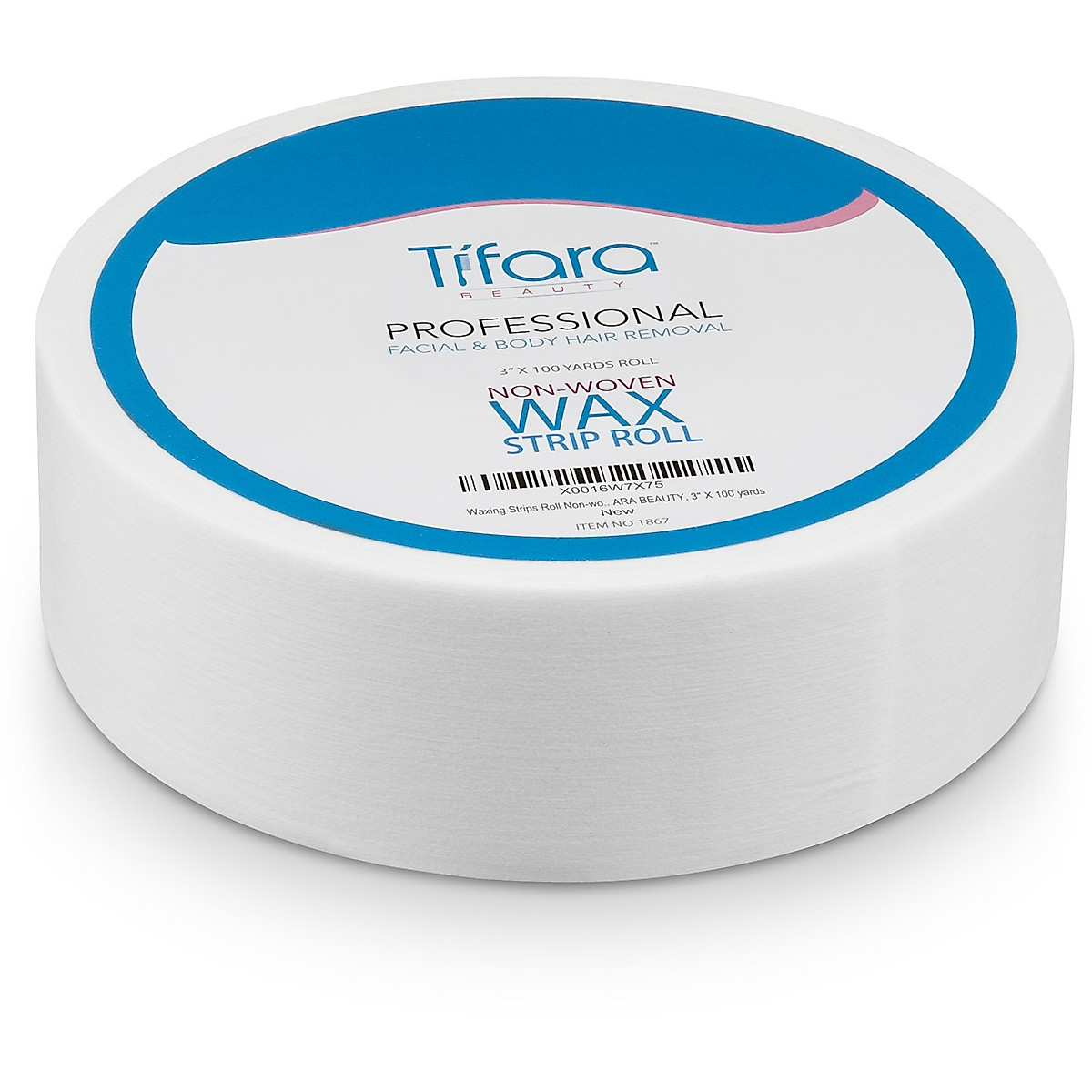 Tifara Beauty Non Woven Body and Facial Wax Strip Roll 3" X 100YD