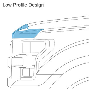 Auto Ventshade [AVS] Carflector Hood Shield for 1998 - 2002 Honda Accord | Medium Profile - Smoke, 1 pc. | 20942