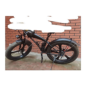 XINGHUA wangzai Store Snow Bike Fender 26"20" 24" All-Inclusive Fat Tire Car Dedicated 4.0 Wide 110MM ATV Mud Tiles (Color : 26 inch)