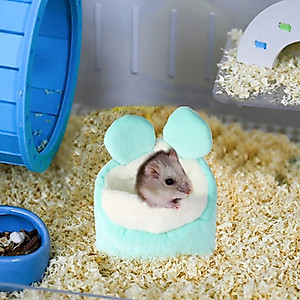 balacoo 1pc Hamster Nest Hamster Sleep Nest Pet Sleep Nest Hamster Sleep House Pet Warm Nest Warm Pet Nest Guinea Pig Nest Mini Pet Nest Warm Hamster House Handheld Pet Den Small Pet Den