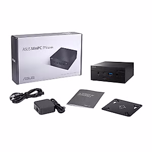 Asus PN50 Mini PC System with AMD Eight Cores Ryzen 7 4700U, 16GB DDR4 RAM, M.2 PCIE 512GB SSD, WiFi 6, Bluetooth, USB-C, Windows 10 Pro (PN50-SYS715PXFD1)