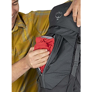 Osprey Stratos 44 Men's Backpacking Backpack, Tunnel Vision Grey