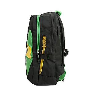 LEGO NINJAGO Future Kids School Backpack Bookbag, for Travel, On-the-Go, Back to School, Boys and Girls, with Adjustable Padded Straps, Lloyd Green