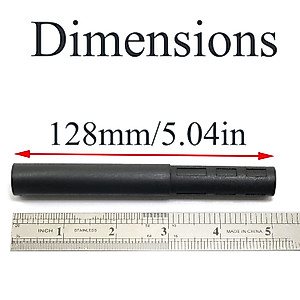 Pro Bamboo Kitchen Golf Shaft Extension 2PCS 0.580-0.595Inch 5Inch Length Golf Club Steel Shaft Extension Golf Club Spare Parts Repair Equipment for Iron Wood Putter