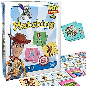 Toy Story 4 Matching Game by Wonder Forge | For Boys & Girls Age 3 to 5 | A Fun & Fast Memory Game for Kids | Woody, Jessie, Buzz Light-Year, and more