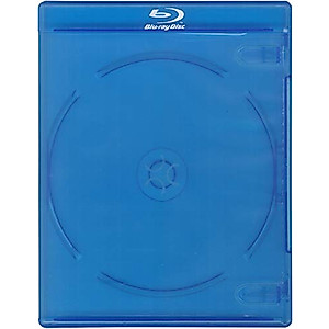 (25) Blue Blu-Ray Cases - 1 Disc Capacity DVD Boxes - 12mm Thick - BRBR12BL