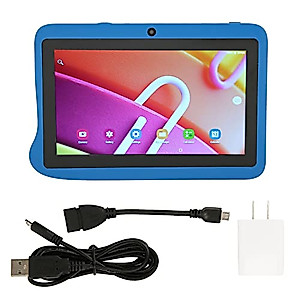 HD Tablet, 5000mAh Battery, US Plug, 100‑240V, Dual Camera, Kids Tablet for Gaming (US Plug)